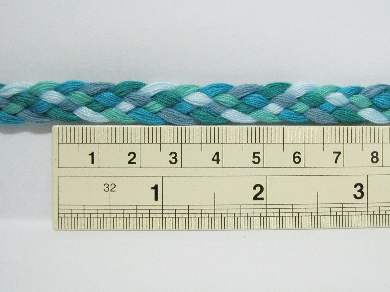 5 Yards Braided Trim Multicolored Trim Flat Braided Cord - Etsy