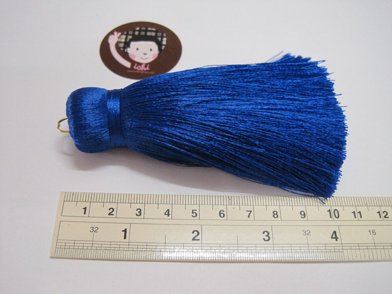 1 Pc Blue Big Tassel, Baby Blue Tassel, Wholesale Tassels, Jumbo Silk ...