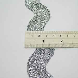 5 Yards Silver Jumbo Metallic Rick Rack Trim, Metallic Rick Rack, Jumbo ...