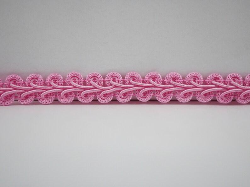 5 Yards 3/8 Carnation Pink Gimp Braided Trim Gimp - Etsy