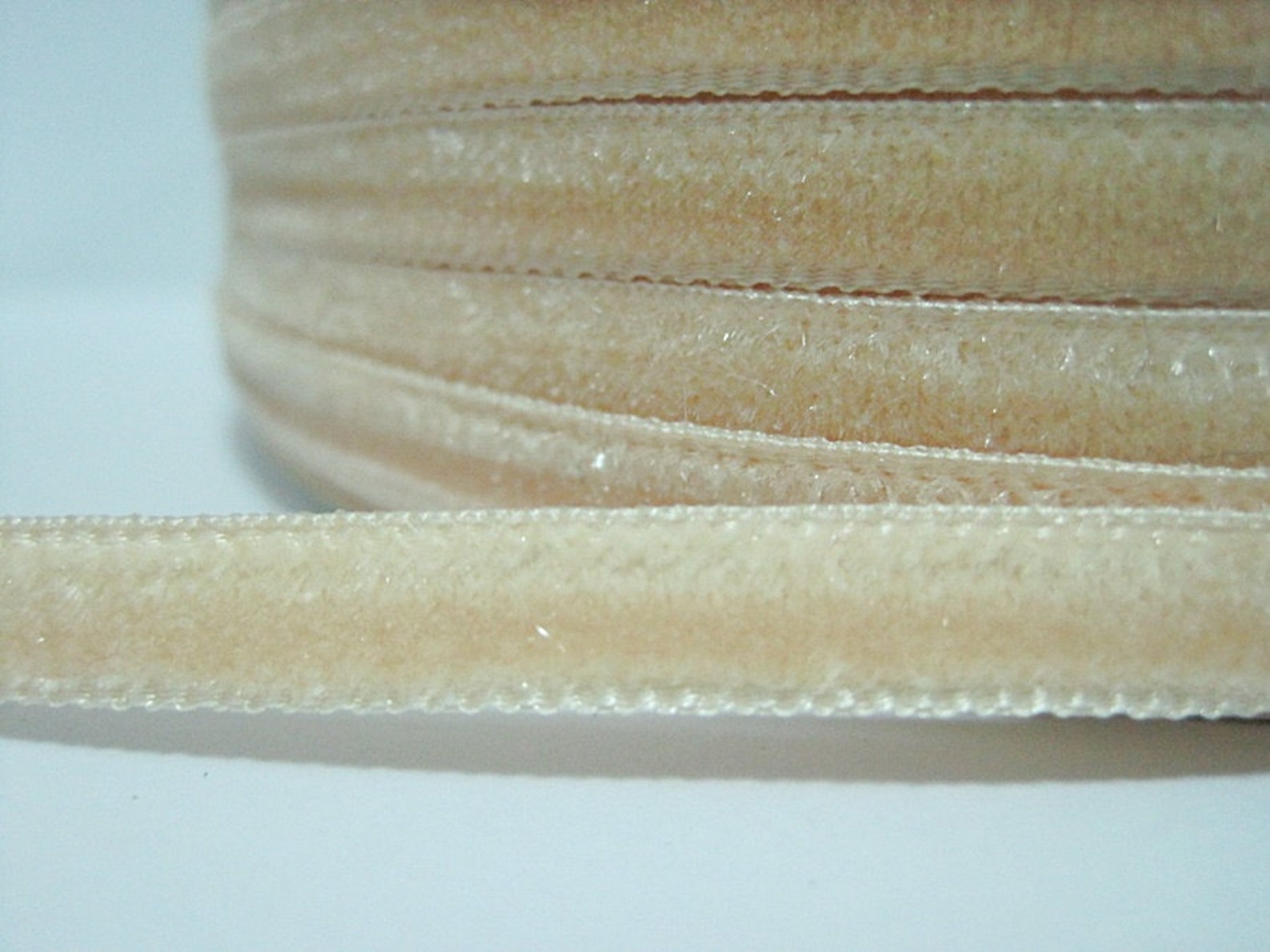 5 Yards 1/4" Vanilla Velvet Ribbon, Cream Velvet Ribbon, Ribbon, Ribbon ...