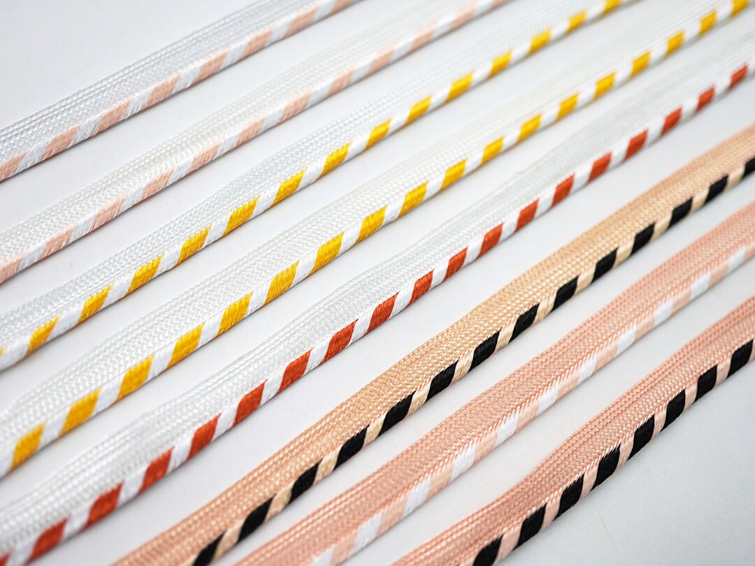 5 Yards Orange Lip Cord Piping, Edge Piping, Decorative Edging, Lip ...