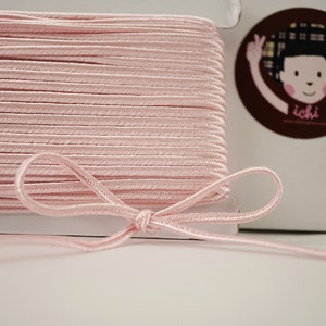 5 Yards 3 Mm Sweet Pink Soutache Braid, Braided Cord, Soutache Cord ...