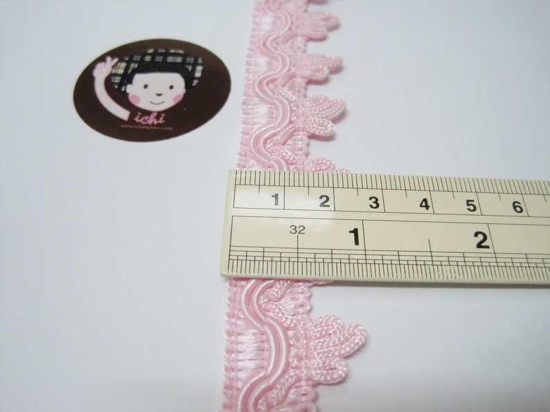 5 Yards Pink Scalloped Loop Fringe Vintage Lace Loop Trim - Etsy