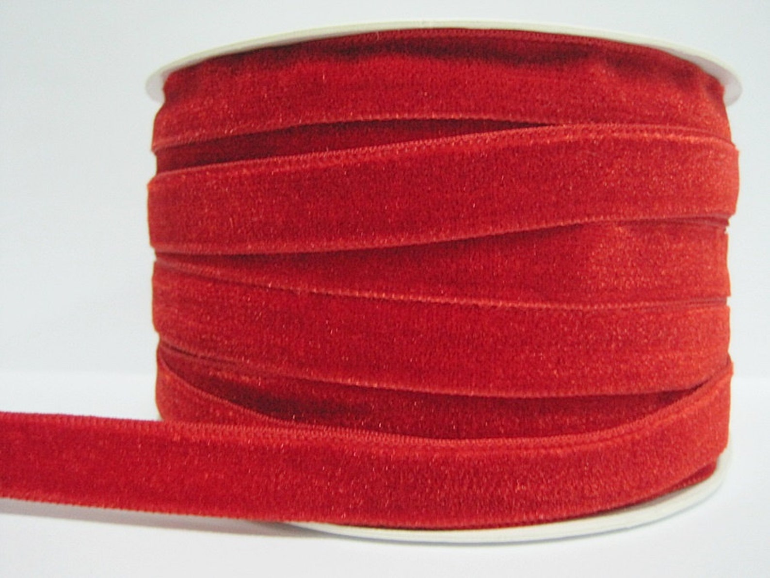 5 Yards 1/2 Red Velvet Ribbon Red Velvet Ribbon - Etsy