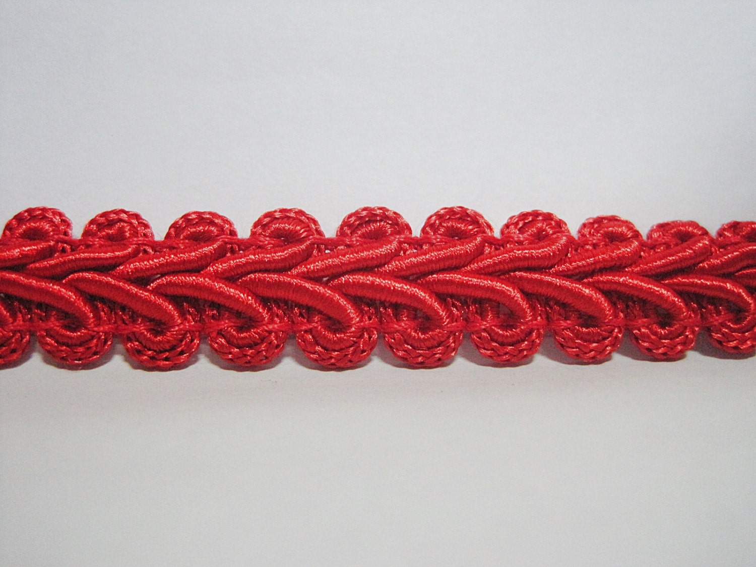 5 Yards 1/2 Red Gimp Braided Trim Gimp Braid Braided | Etsy