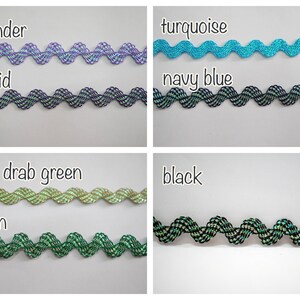 5 Yards 3/8" Bright Yellow Sparkly Rick Rack Trim, Glitter Trim, Ric ...