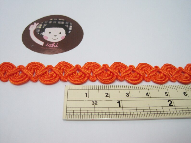 5 Yards Orange Braid Braided Trim Loop Trim Braided | Etsy