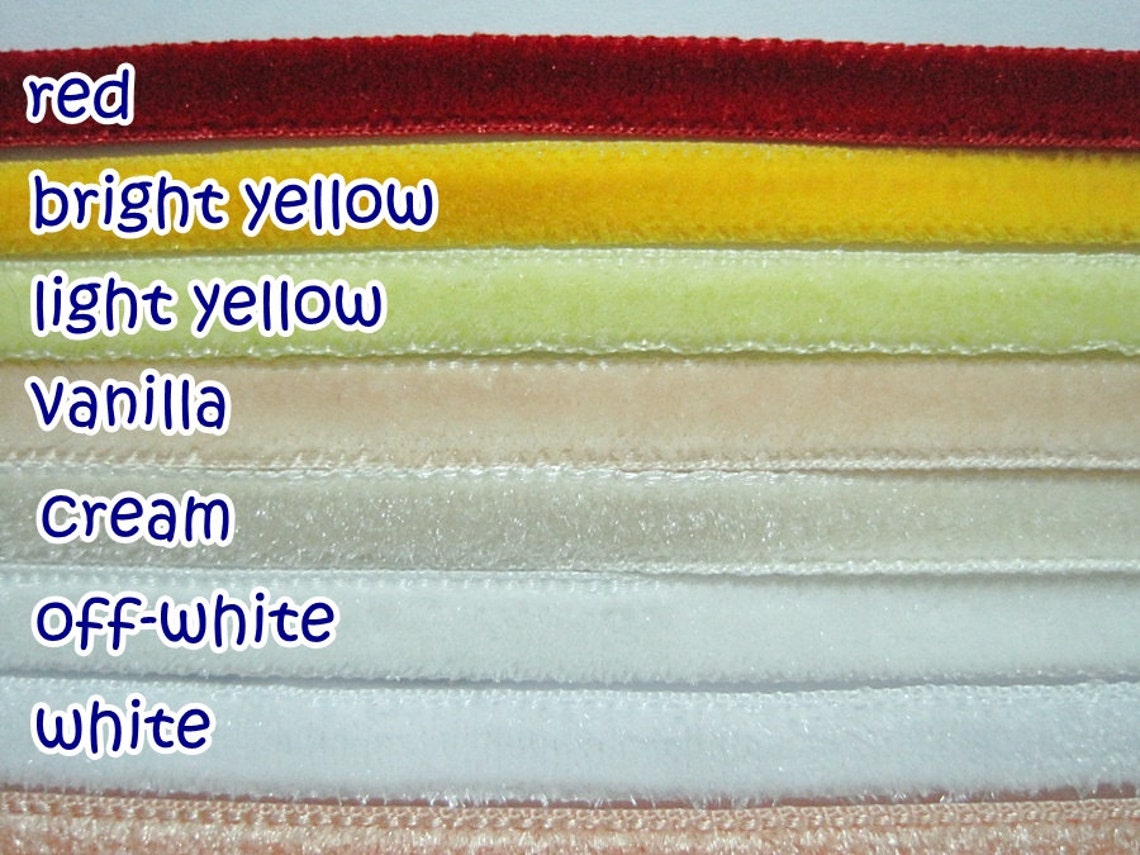 5 Yards 1/4 Cream Velvet Ribbon Cream Velvet Ribbon - Etsy