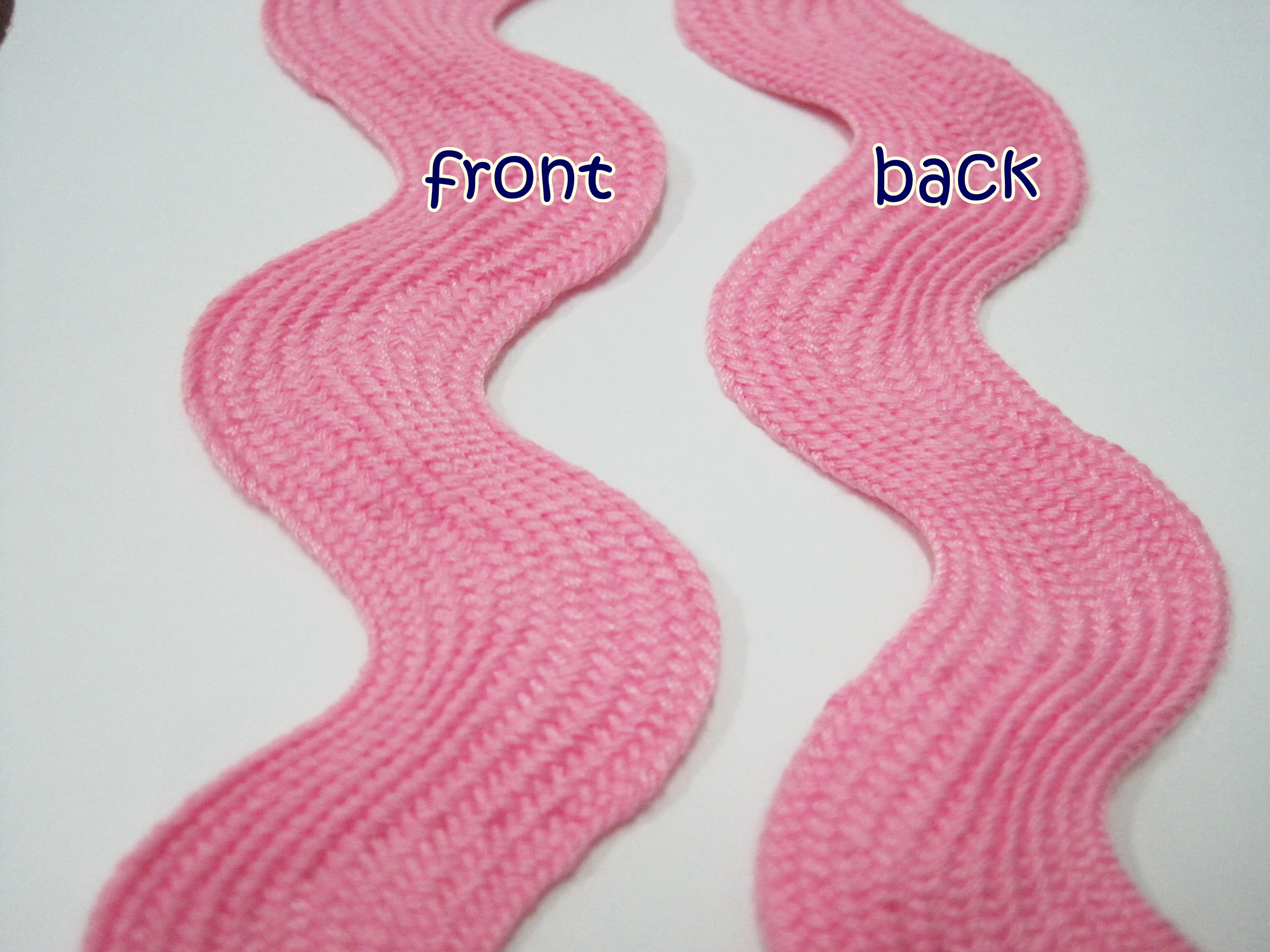 5 Yards Pink Jumbo Rick Rack Trim Pink Rick Rack Jumbo Ric | Etsy