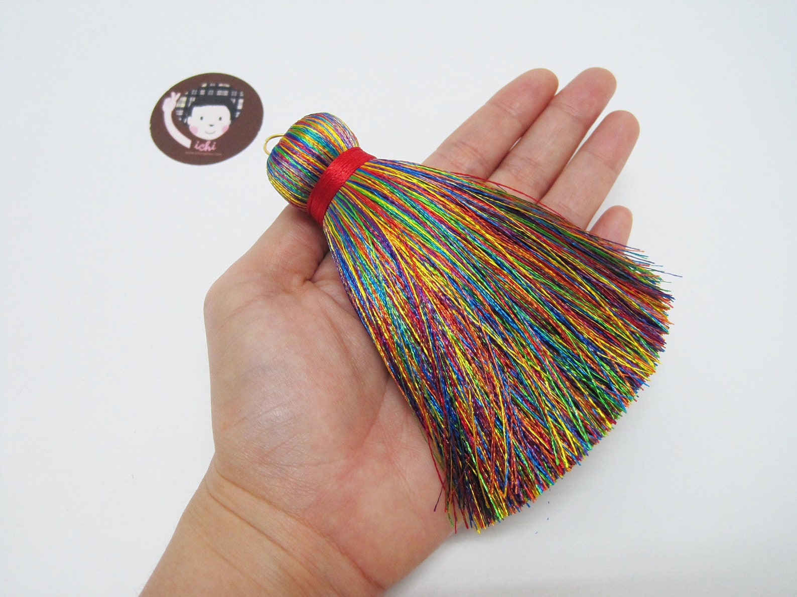1 Pc Rainbow Big Tassel, Big Tassel, Wholesale Tassels, Jumbo Silk ...