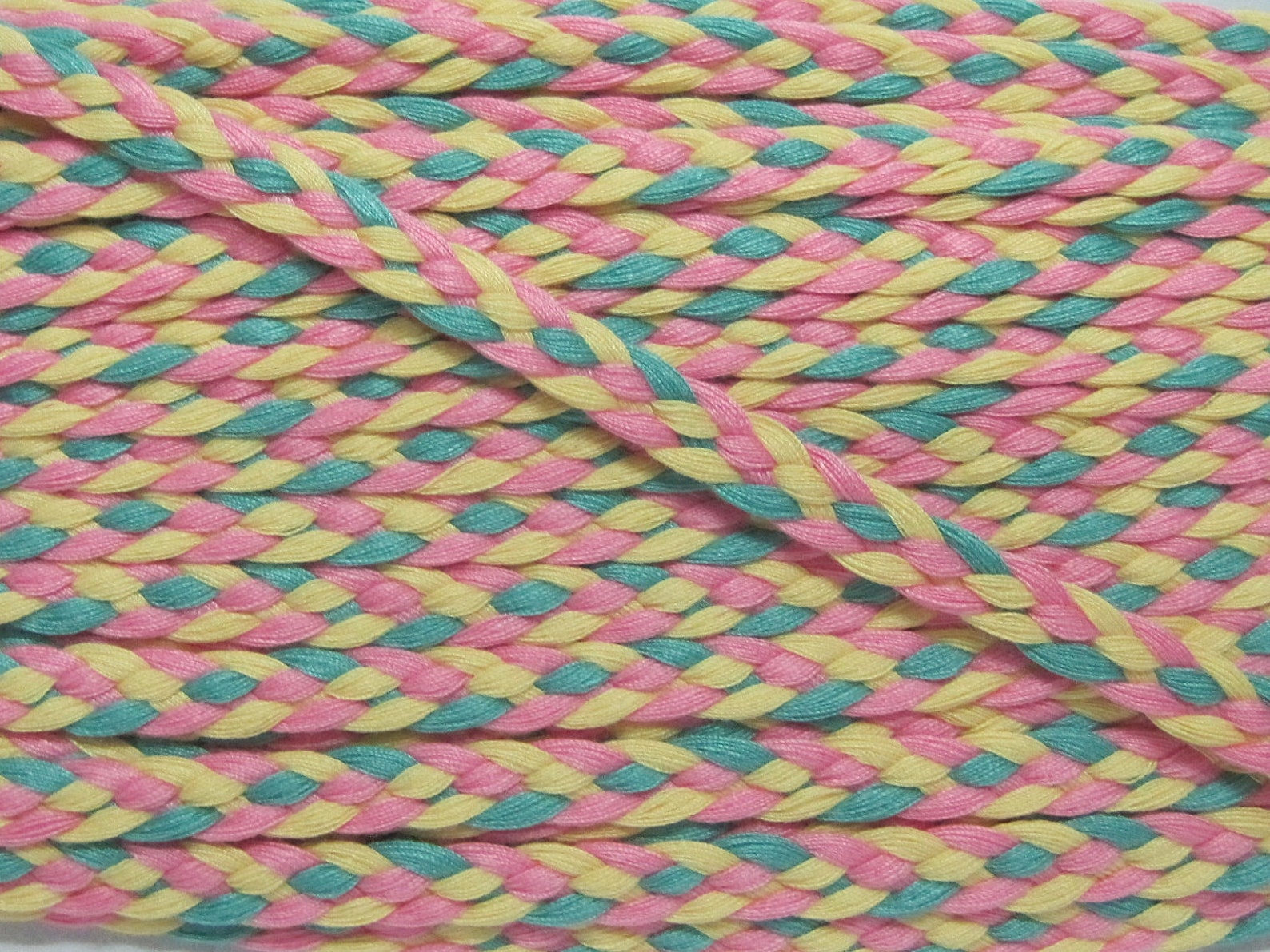 5 Yards Braided Trim Multicolored trim Flat Braided Cord | Etsy