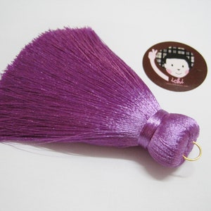 1 Pc Purple Big Tassel, Violet Tassel, Wholesale Tassels, Jumbo Silk ...