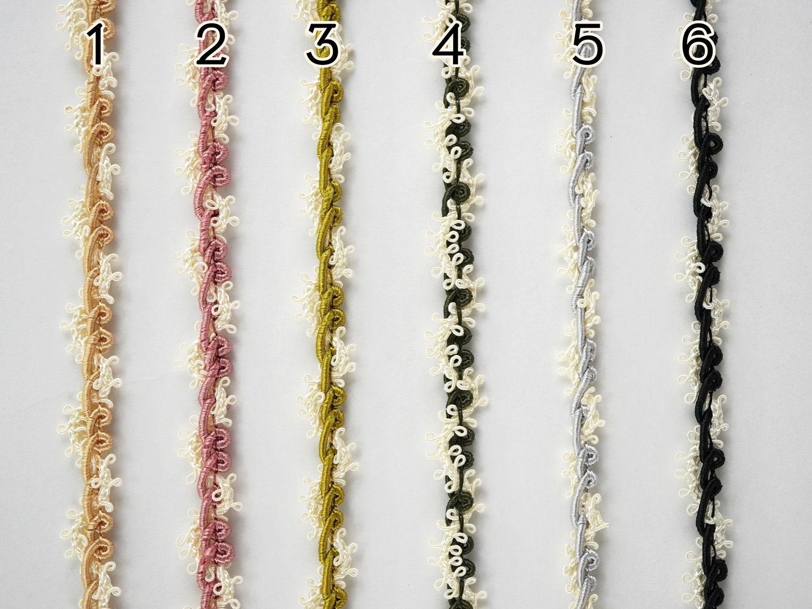 5 Yards Black Picot Braid Picot Trim Picot Braid Rococo - Etsy