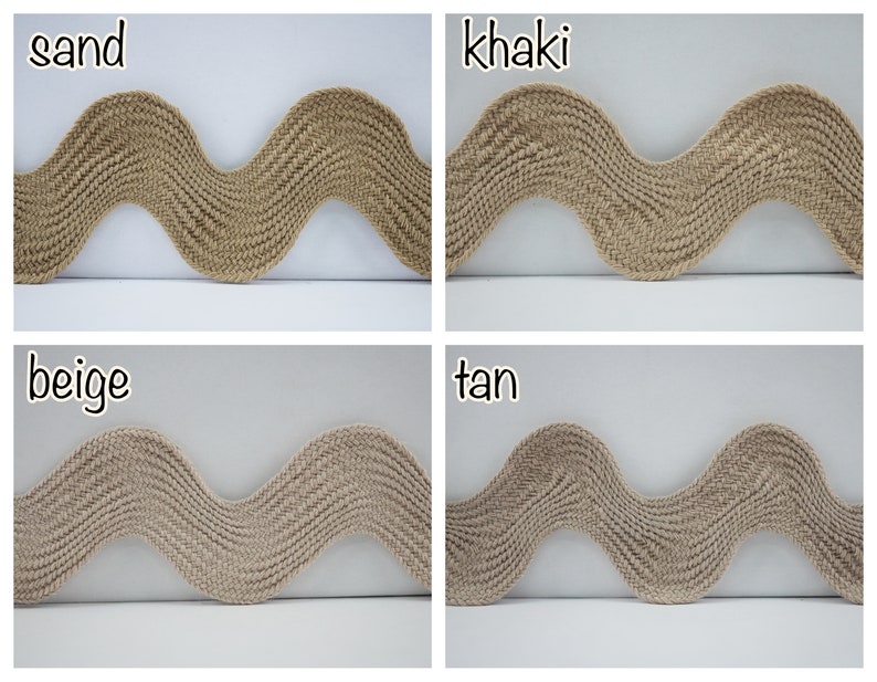 5 Yards Brown Jumbo Rick Rack Trim Brown Rick Rack Jumbo Ric - Etsy