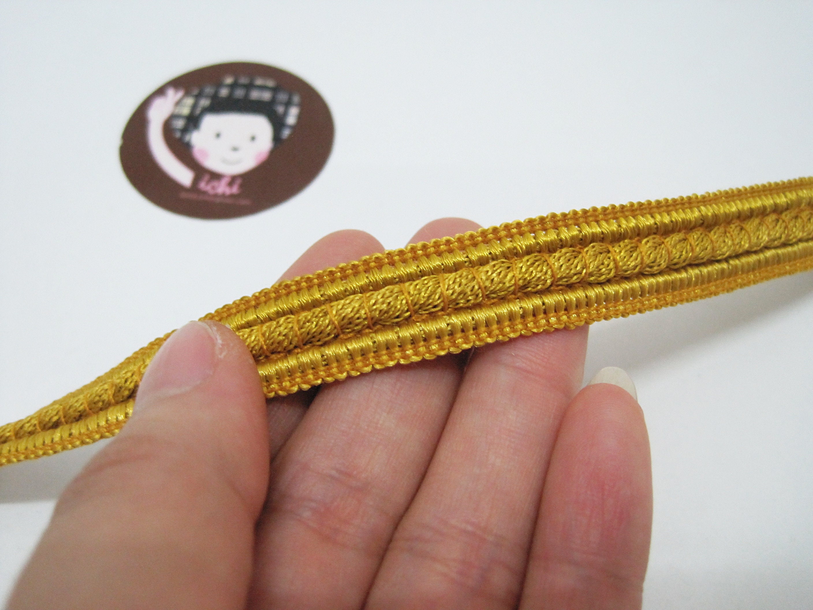 5 Yards Classic Gold Braided Trim Gimp Braid Braided Cord | Etsy