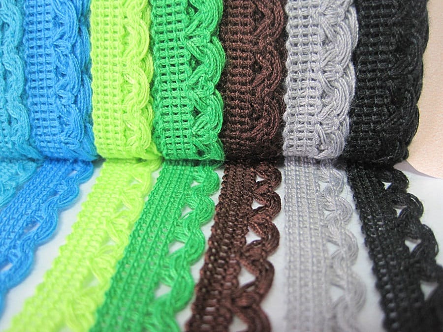 5 yards 3/8 Light Gray Lace Trim Lace Trim Crochet | Etsy