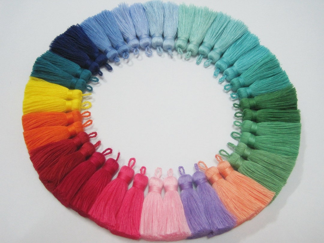 20 Pcs SELECT COLOR Cotton Tassel, Tassels, Wholesale Tassels, Cotton ...