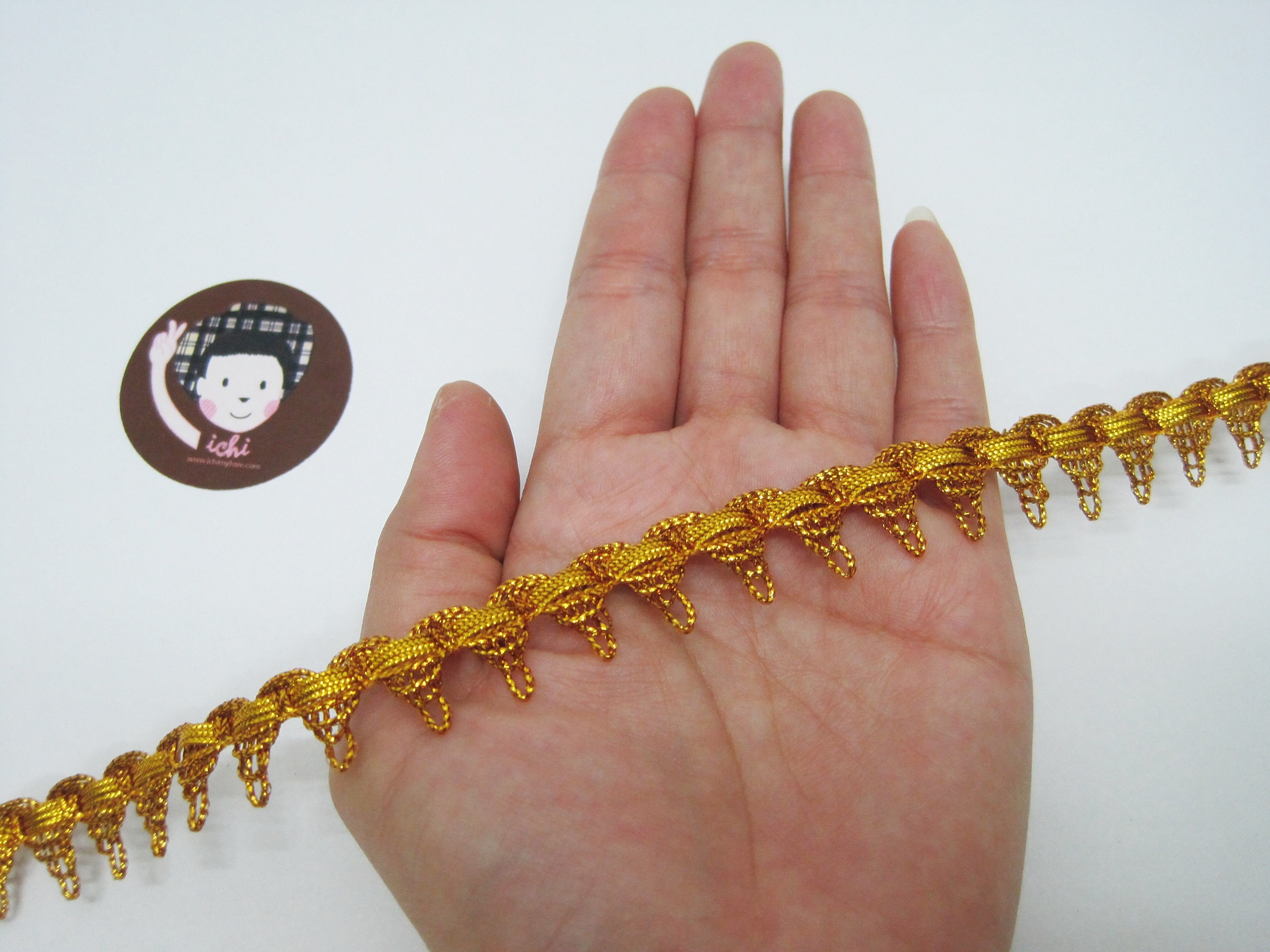 5 Yards 5/8 Dark Gold Metallic Braided Trim Gimp Braid | Etsy