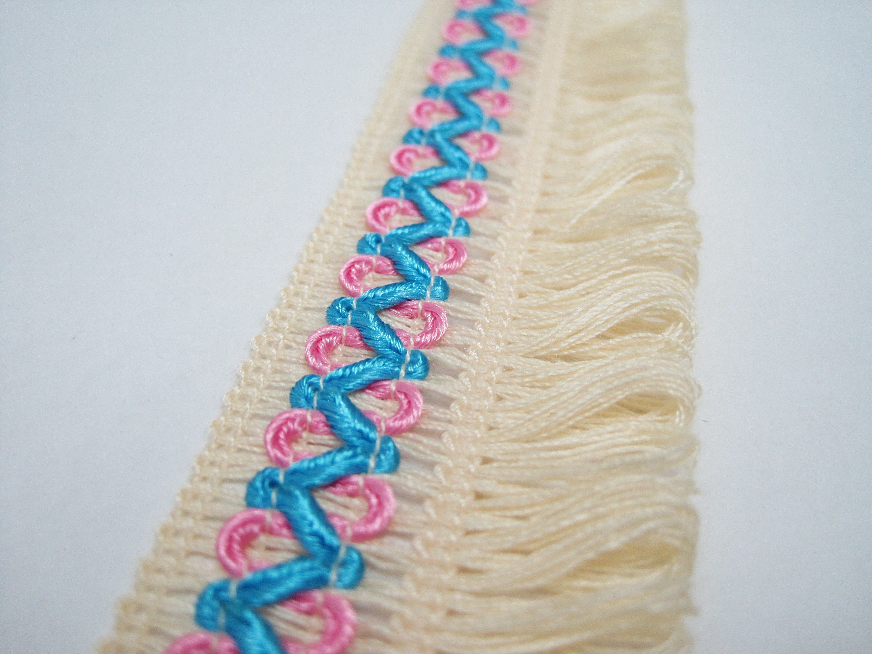 5 Yards Vanilla Tassel Loop Trim, Cream Trim, Tassel Trim, Wholesale ...