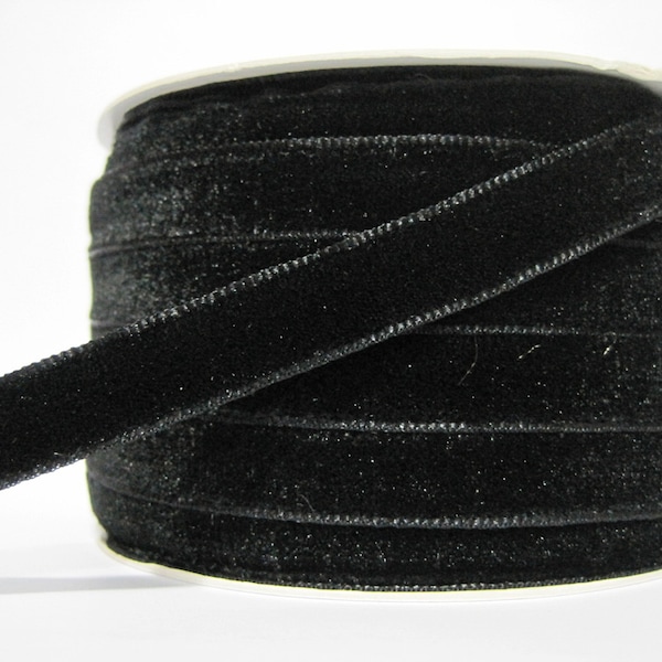 Black Velvet Ribbon - Etsy