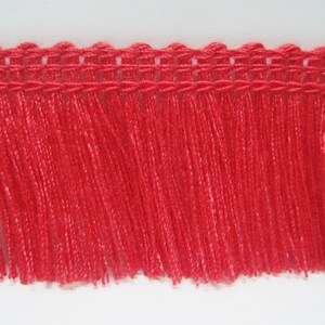 5 Yards Red Cotton Tassel Trim, Red Trim, Red Tassel Fringe, Wholesale ...