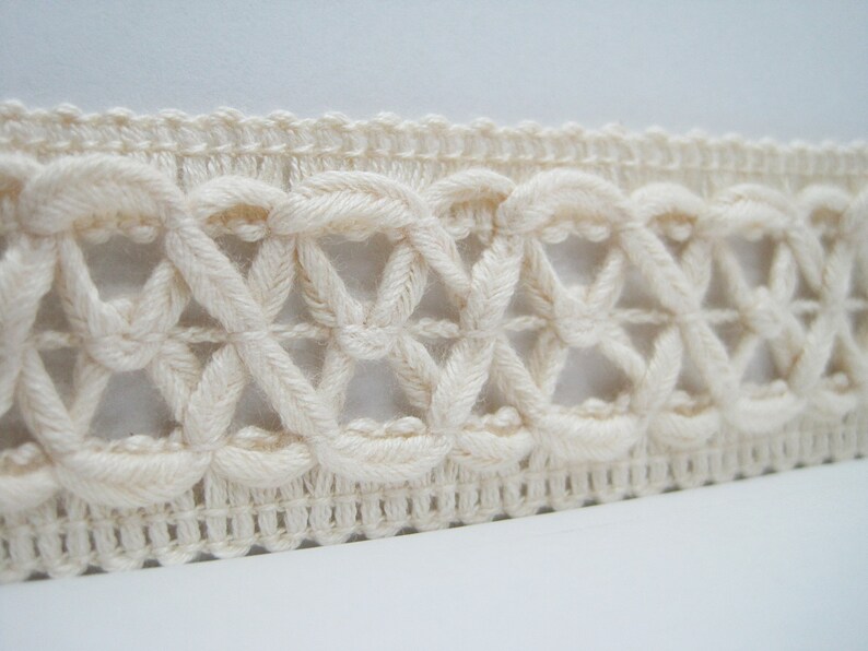 5 yards 100% cotton Cream Cotton Braided Trim Cotton Trims | Etsy