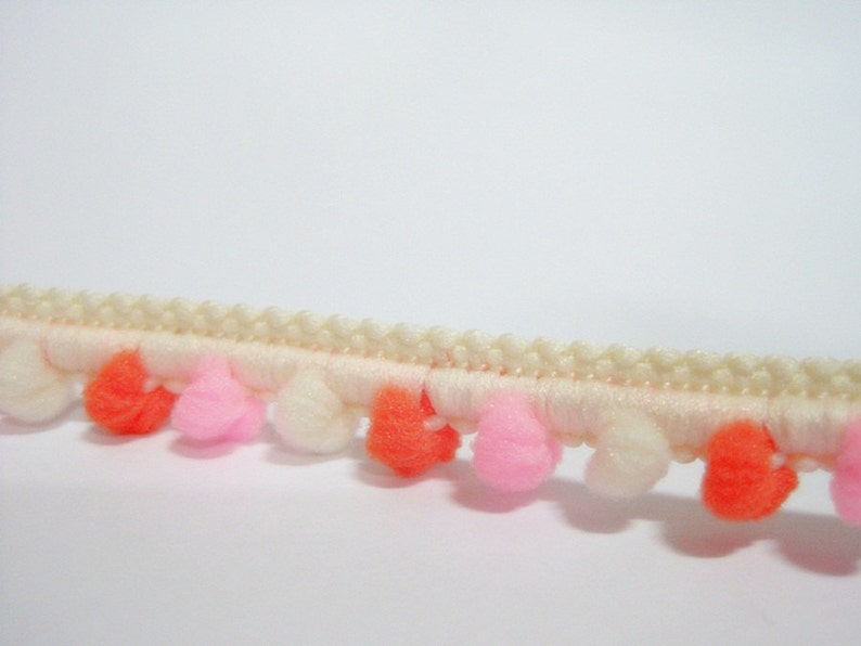 5 Yards Mini Pom Pom Trim Multicolored Pom Pom Pom Pom Trim | Etsy