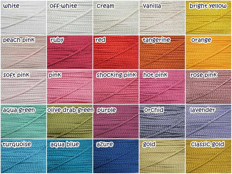 5 Yards 1/4" Black Braided Cord, Flat Cord, Flat Braided Cord, Flat ...