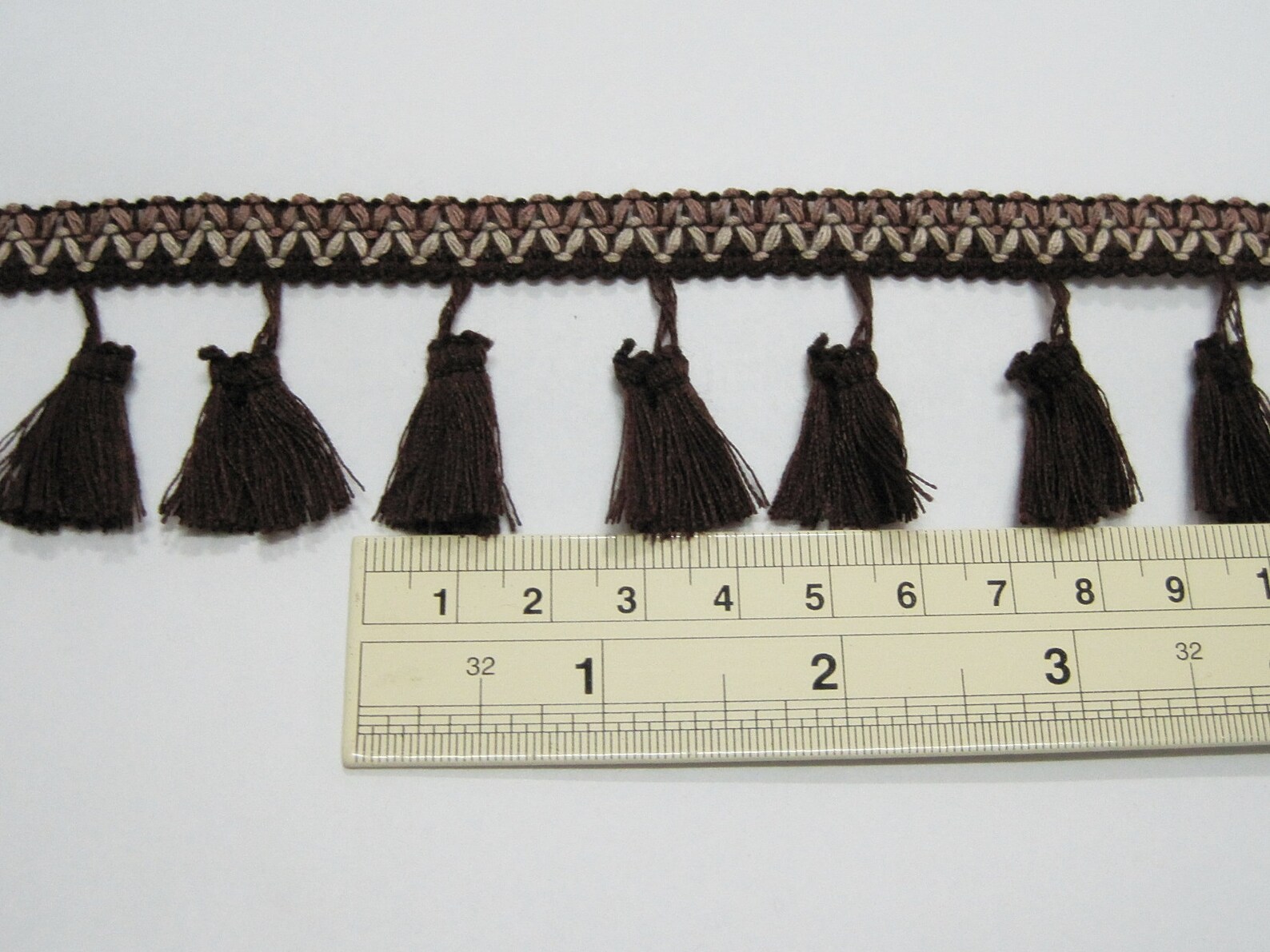 5 Yards Dark Brown Boho Tassel Fringe Tassel Trim Brown - Etsy