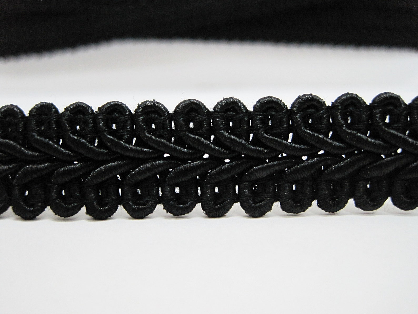 5 Yards 9/16 Black Gimp Braided Trim Gimp Braid - Etsy