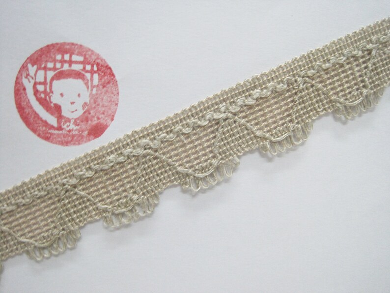 5 Yards 100% Linen Lace Natural Trim Wholesale Trims Linen - Etsy