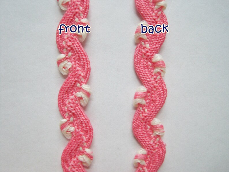 5 Yd Coral Pink Rick Rack Trim Picot Rick Rack Picot Trim | Etsy