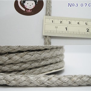 Linen Tubular Braid, Linen Cord, Linen Trim, Linen Ribbon, Linen Lace ...