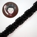 5 Yards 5/8" Black Braid With Velvet Ribbon Inserted, Black Braid Trim ...
