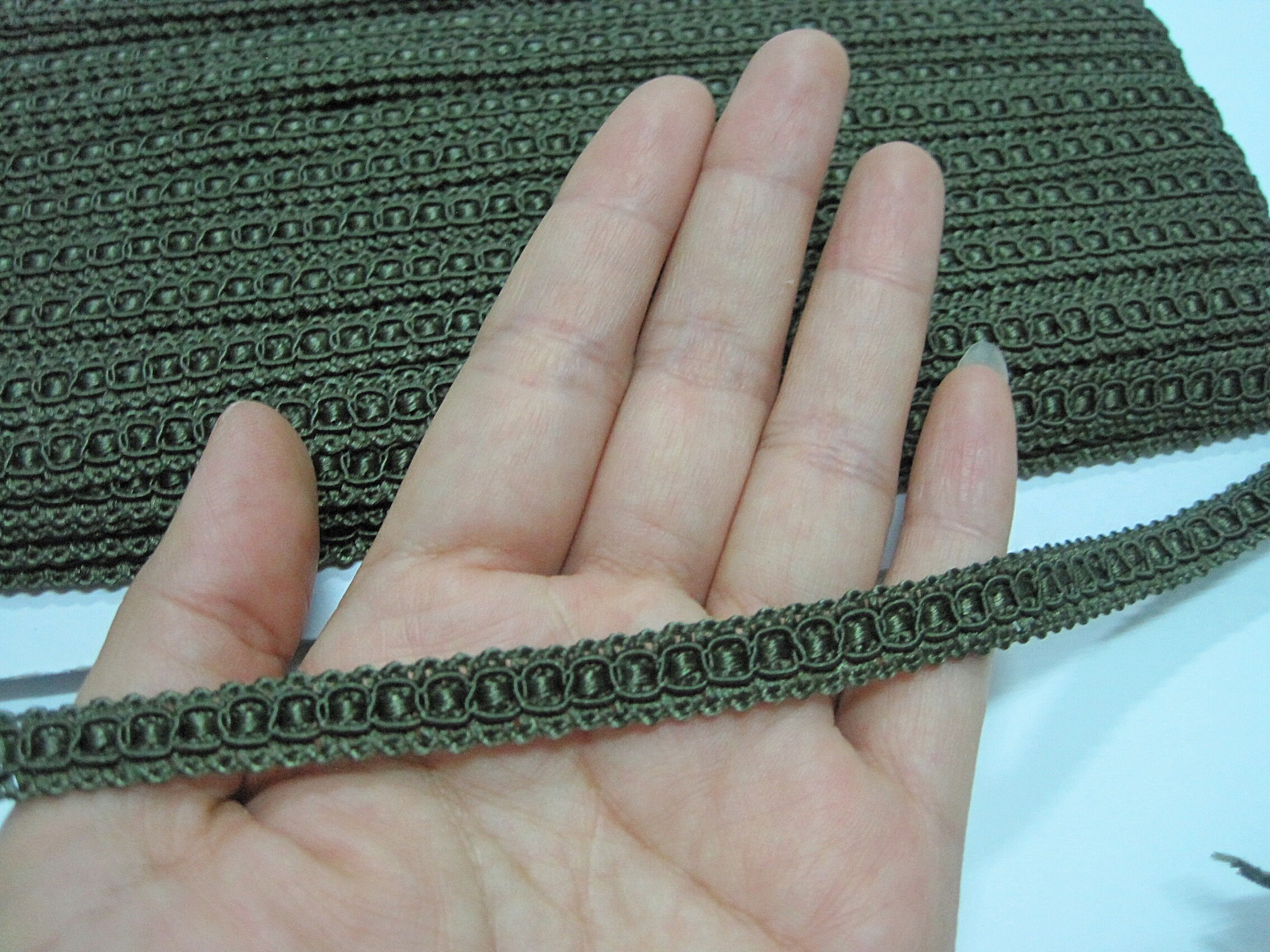 5 Yards 5/16 Braid Trim Dark Green Braid trim Gimp | Etsy