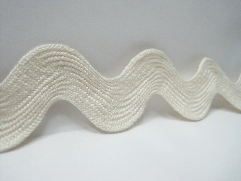 5 Yards Cream Jumbo Rick Rack Trim Ivory Rick Rack Jumbo Ric | Etsy