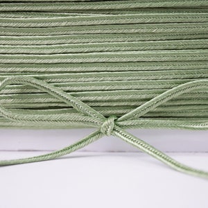 5 Yards 3 Mm Olive Green Soutache Braid, Braided Cord, Soutache Cord ...