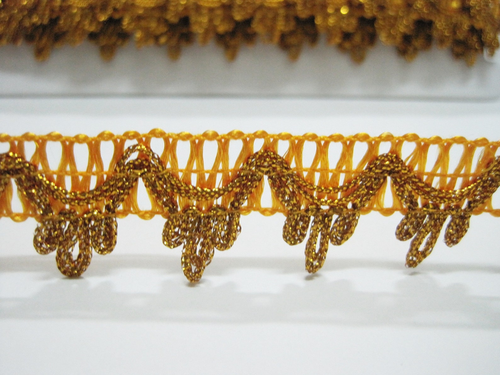 5 Yards 1 Lace Trim Orange-gold Lace Trim Wide Lace - Etsy