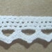 5 Yards White Triangle Crochet Lace Trim, Lace Trim, Crochet Lace Trim ...