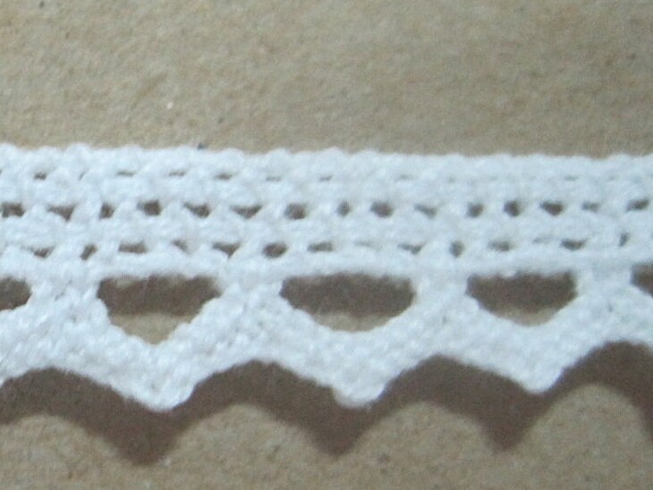 5 yards White Triangle Crochet Lace Trim Lace Trim Crochet | Etsy