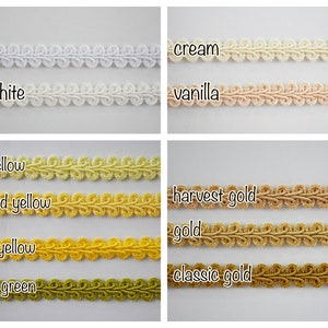 5 Yards 3/8" Teal Gimp Braided Trim, Gimp Braid, Braided Cord, Braided ...