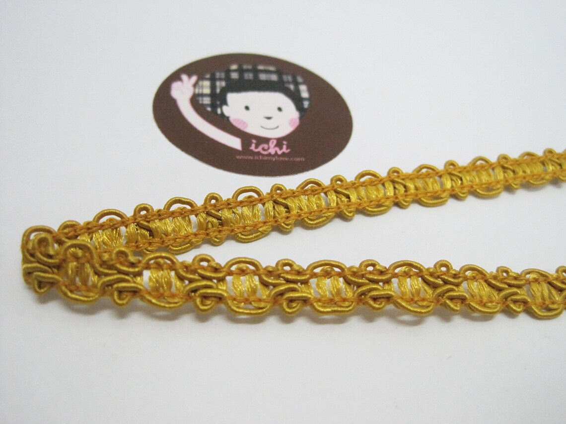 5 Yards 5/16 Classic Gold Braided Trim Gimp Braid | Etsy