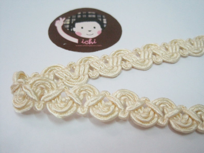 5 Yards Vanilla Braid Braided Trim Loop Trim Braided - Etsy