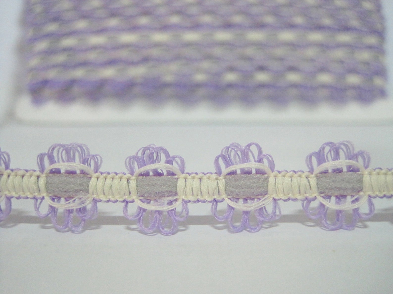 5 Yards Lilac Picot Braided Trim Picot Trim 2 Tone Trim - Etsy
