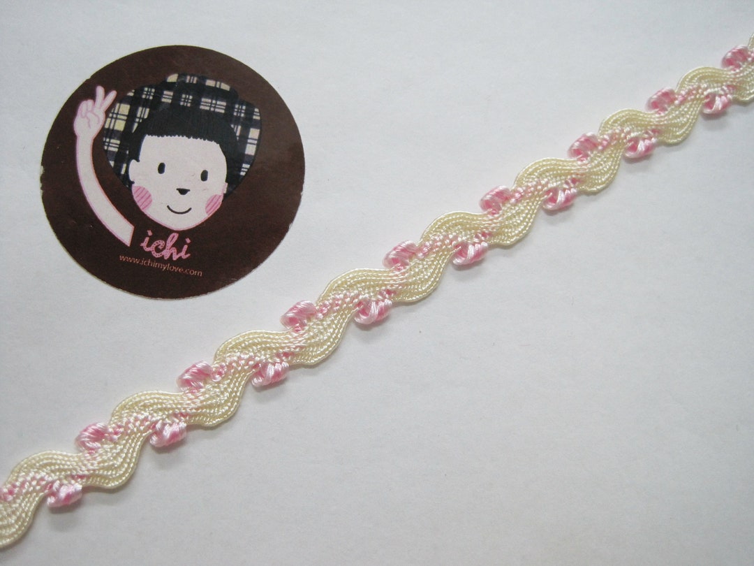 5 Yd Cream Rick Rack Trim, Picot Rick Rack, Picot Trim, Pastel Trim ...