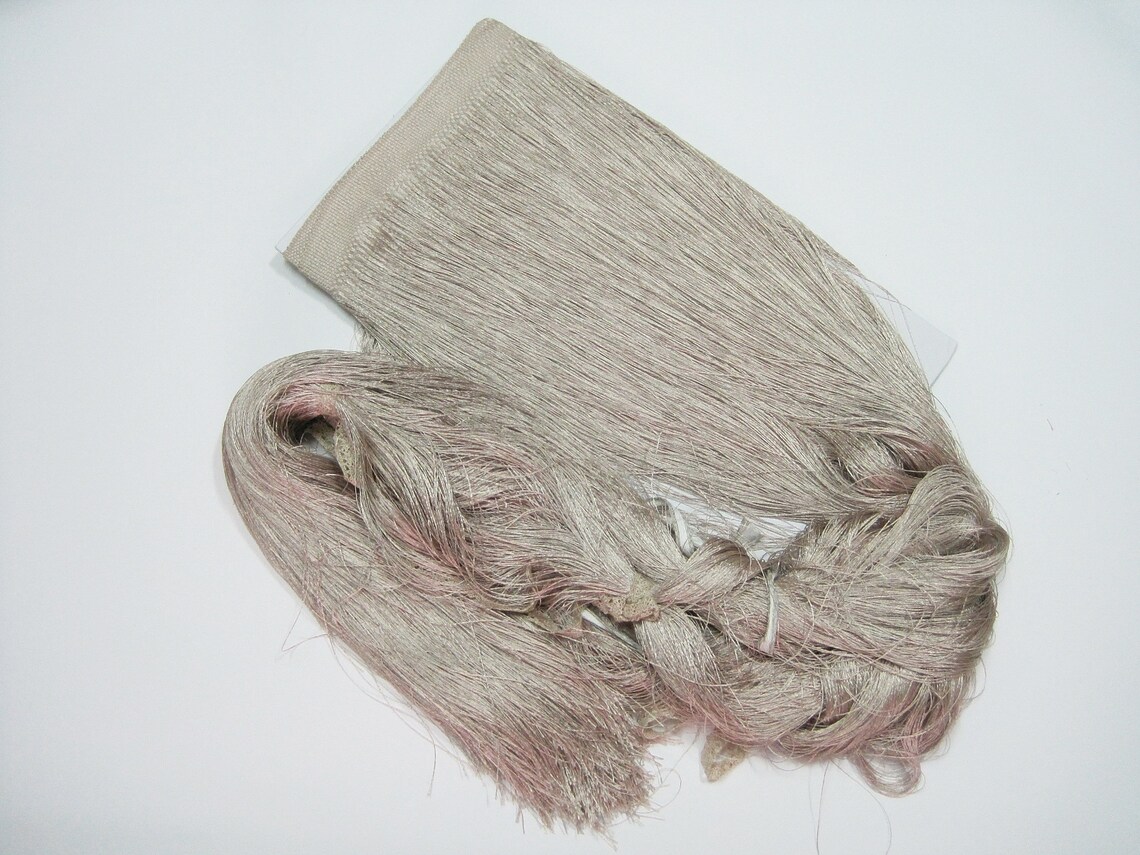 Chainette Dress Fringe Beige Chainette Fringe Long - Etsy