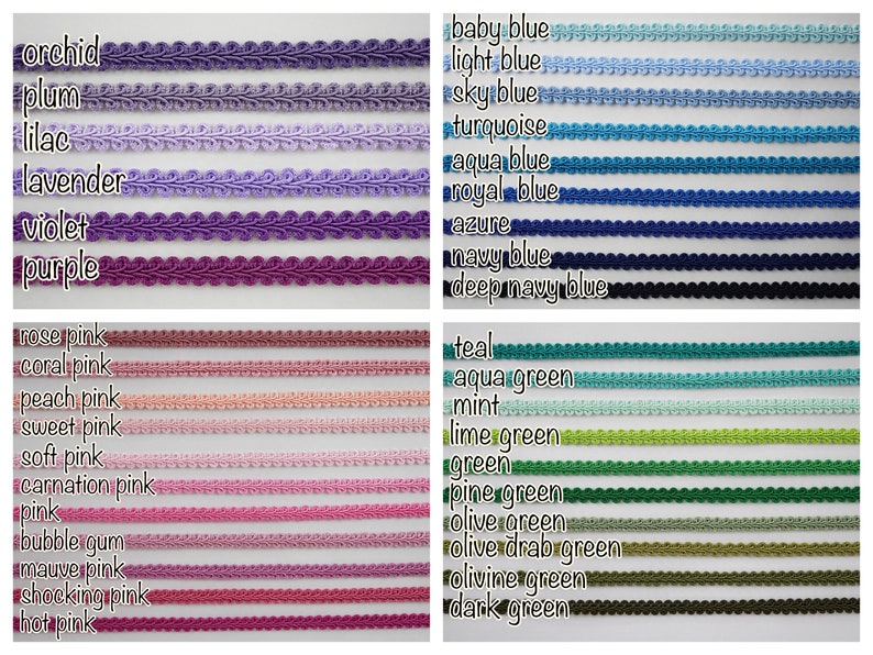 5 Yards 3/8 Lime Green Gimp Braided Trim Gimp Braid - Etsy