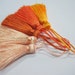 10 Pcs Orange Short Tassel, Wholesale Tassels, Silk Tassel, Mini Tassel ...