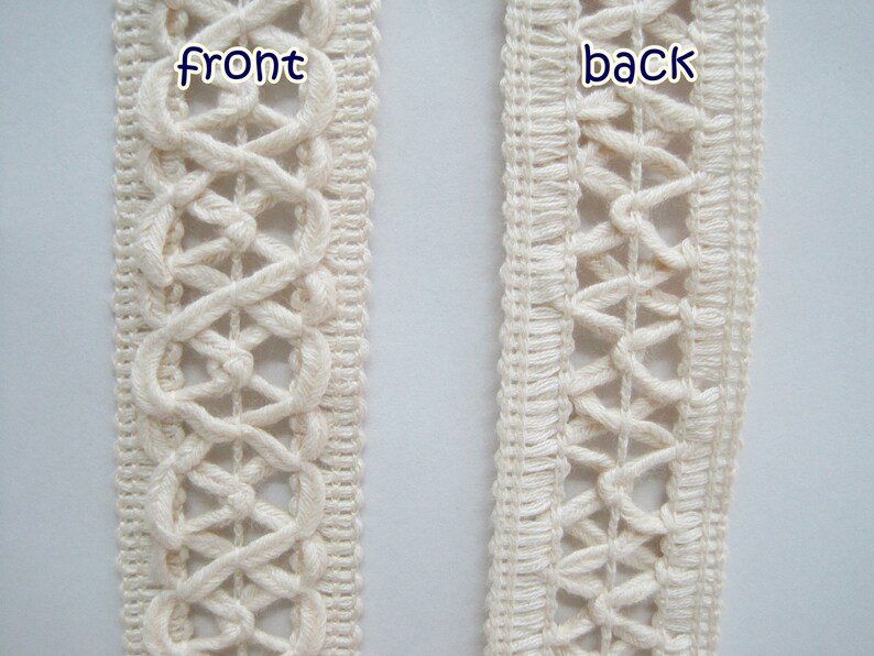 5 yards 100% cotton Cream Cotton Braided Trim Cotton Trims | Etsy